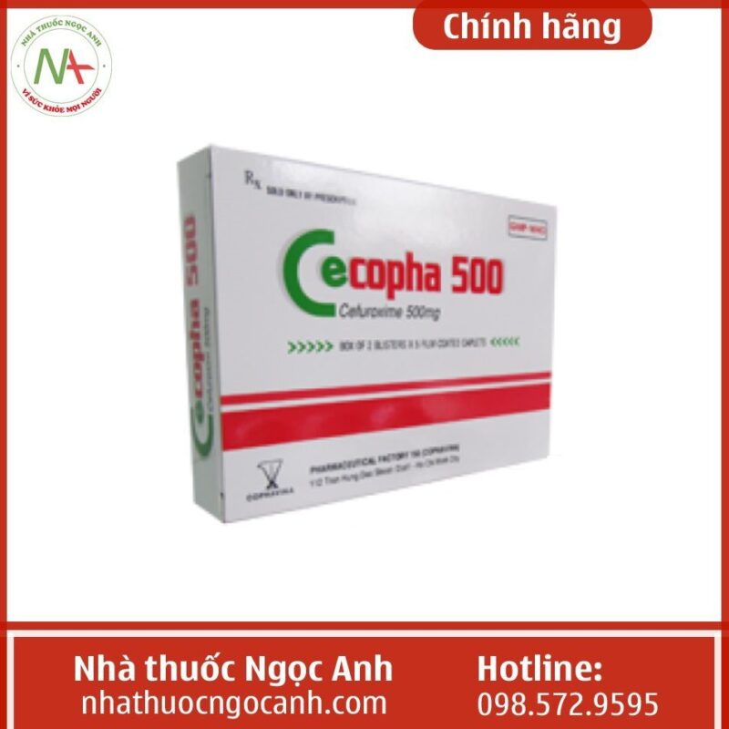 Thuốc Cecopha 500 là thuốc gì, tác dụng gì, giá bao nhiêu, mua ở đâu