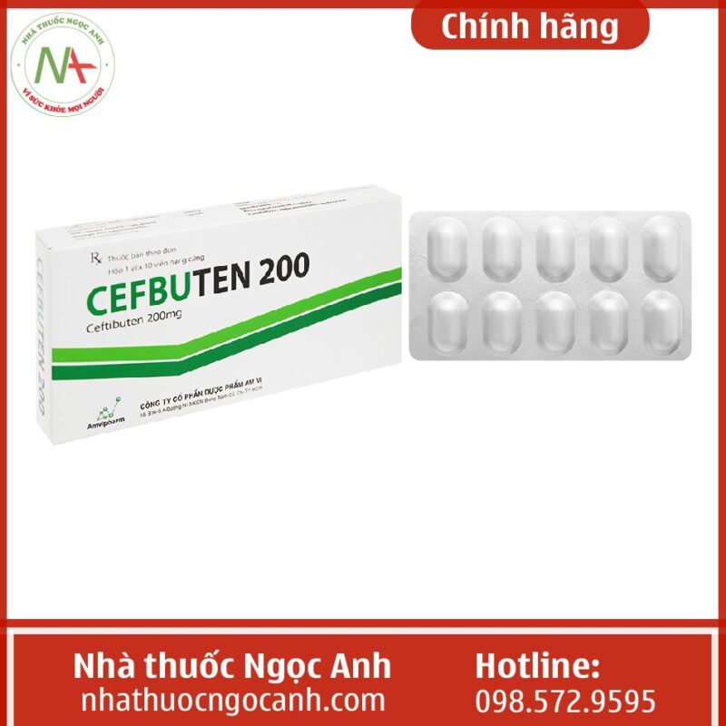 Thuốc Cefbuten 200 có tác dụng gì, giá bao nhiêu, mua ở đâu?