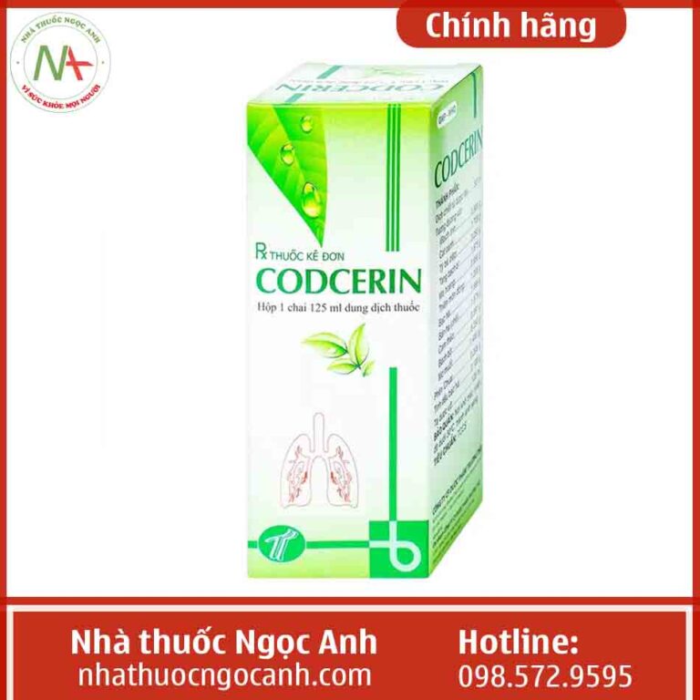 Thuốc Codcerin siro là thuốc gì, tác dụng gì, giá bao nhiêu, mua ở đâu