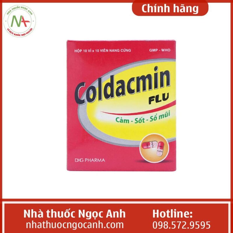 Thuốc Coldacmin Flu là thuốc gì, liều dùng, giá bao nhiêu, mua ở đâu