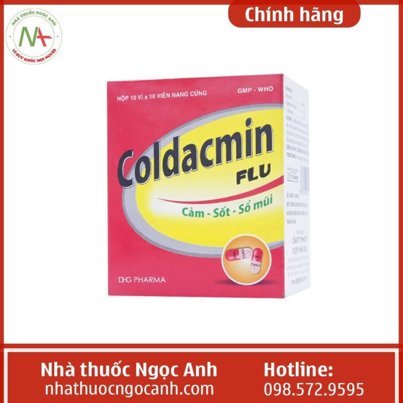 Thuốc Coldacmin Flu là thuốc gì, liều dùng, giá bao nhiêu, mua ở đâu