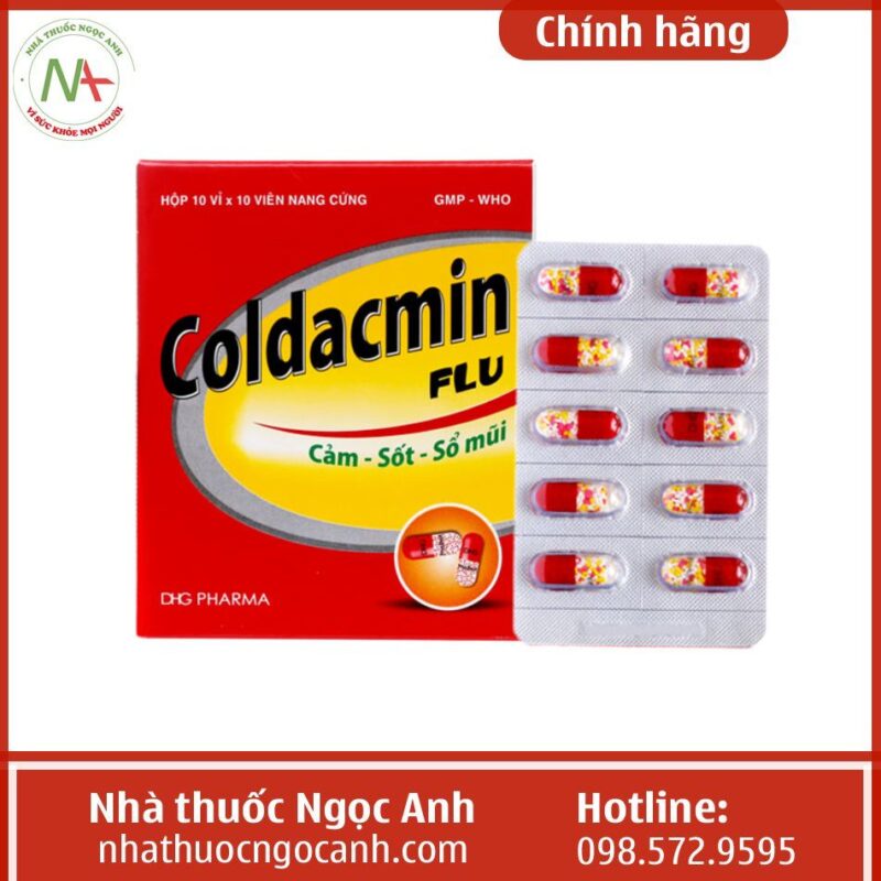 Thuốc Coldacmin Flu là thuốc gì, liều dùng, giá bao nhiêu, mua ở đâu