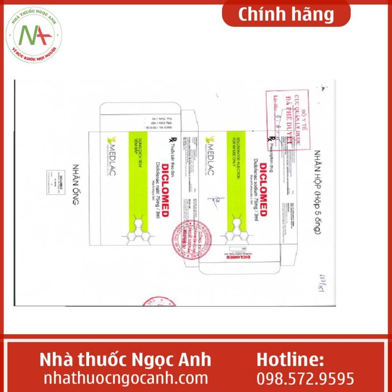 Thuốc Diclomed là thuốc gì có tác dụng gì, giá bao nhiêu, mua ở đâu