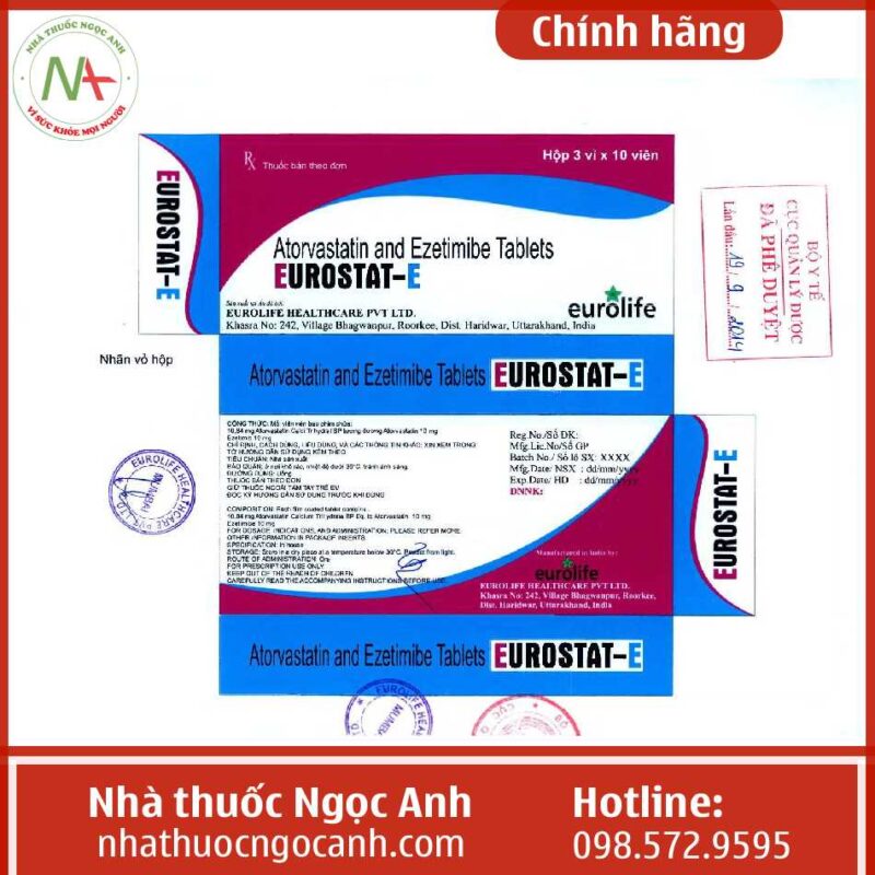 Thuốc Eurostat-E là thuốc gì, có tác dụng gì, giá bao nhiêu, mua ở đâu