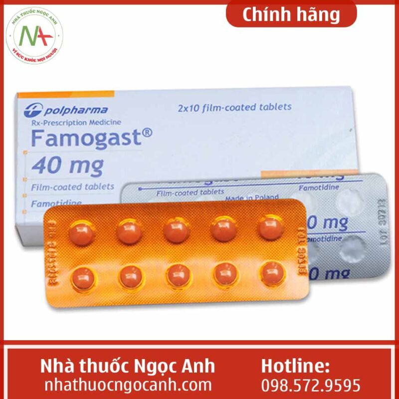 Thuốc Famogast 40mg có tác dụng gì, giá bao nhiêu, mua ở đâu?