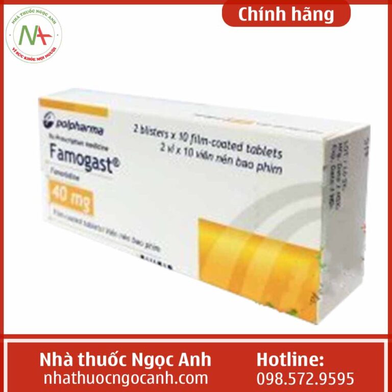 Thuốc Famogast 40mg có tác dụng gì, giá bao nhiêu, mua ở đâu?