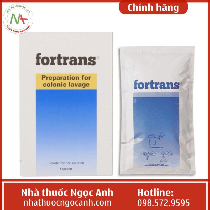 Thuốc Fortrans uống bao lâu thì đi ngoài, giá bao nhiêu, mua ở đâu