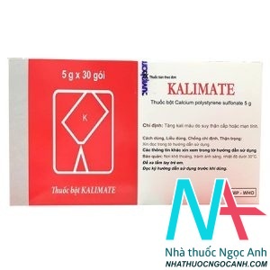 Thuốc Kalimate: Công dụng, liều dùng, lưu ý tác dụng phụ, giá bán