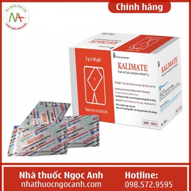 Thuốc Kalimate: Công dụng, liều dùng, lưu ý tác dụng phụ, giá bán