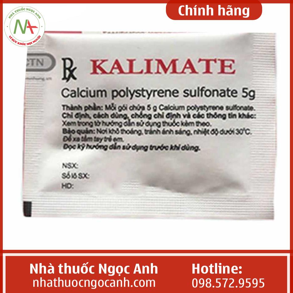 Thuốc Kalimate: Công dụng, liều dùng, lưu ý tác dụng phụ, giá bán
