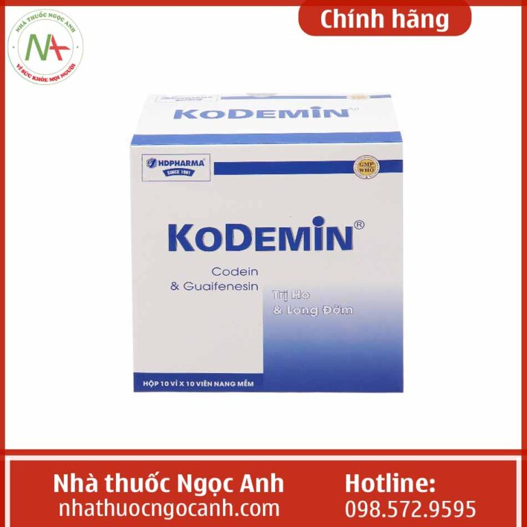 Thuốc Kodemin là thuốc có tác dụng gì, giá bao nhiêu, mua ở đâu?