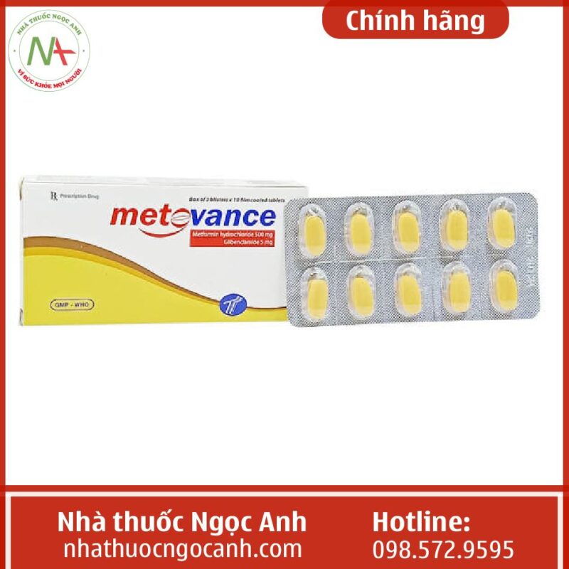 Thuốc Metovance: Công dụng, liều dùng, lưu ý tác dụng phụ