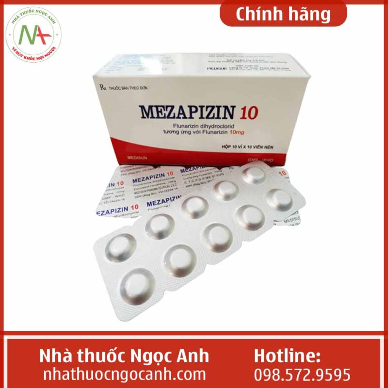 Thuốc Mezapizin 10 là thuốc gì, liều dùng, giá bao nhiêu, mua ở đâu