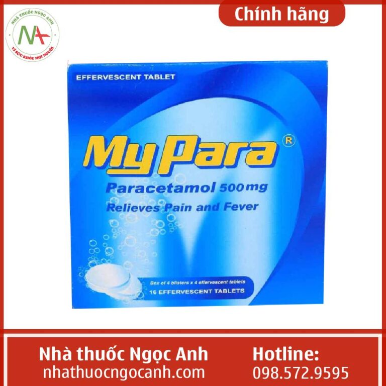 Thuốc Mypara 500mg (viên nén sủi bọt) giá bao nhiêu, mua ở đâu?
