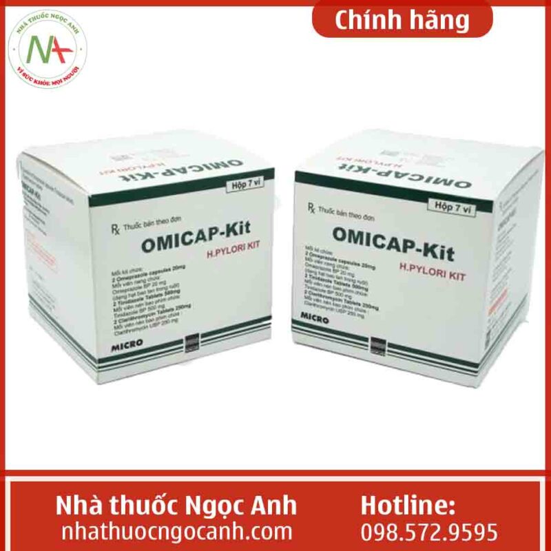 Thuốc Omicap Kit uống trước hay sau ăn, giá bao nhiêu, mua ở đâu