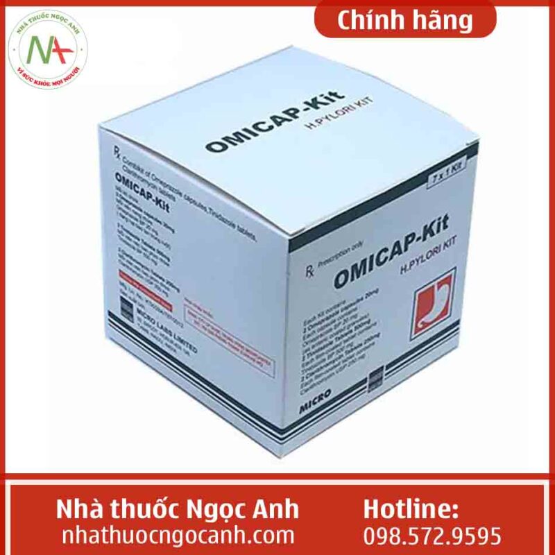 Thuốc Omicap Kit uống trước hay sau ăn, giá bao nhiêu, mua ở đâu