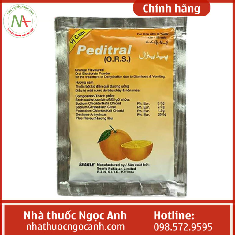 Thuốc Peditral (ORS) có tác dụng gì, cách pha, giá bao nhiêu, mua ở đâu