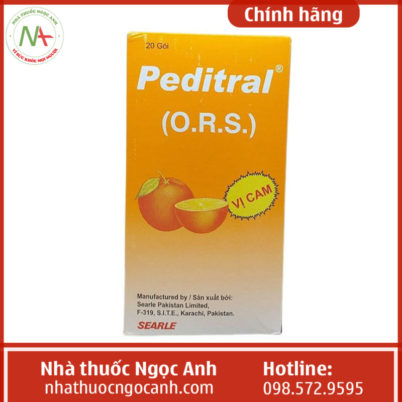 Thuốc Peditral (ORS) có tác dụng gì, cách pha, giá bao nhiêu, mua ở đâu