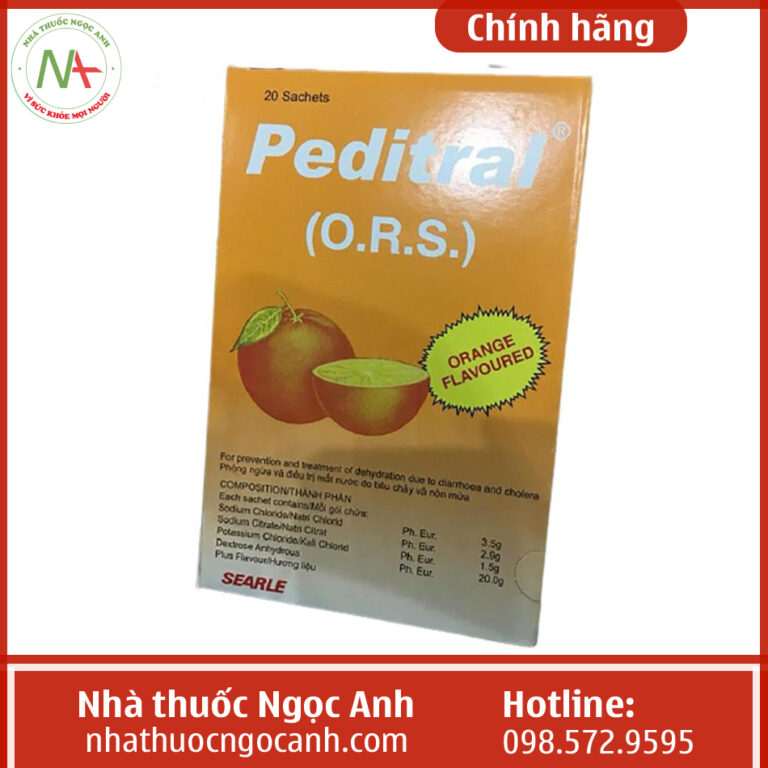 Thuốc Peditral (ORS) có tác dụng gì, cách pha, giá bao nhiêu, mua ở đâu