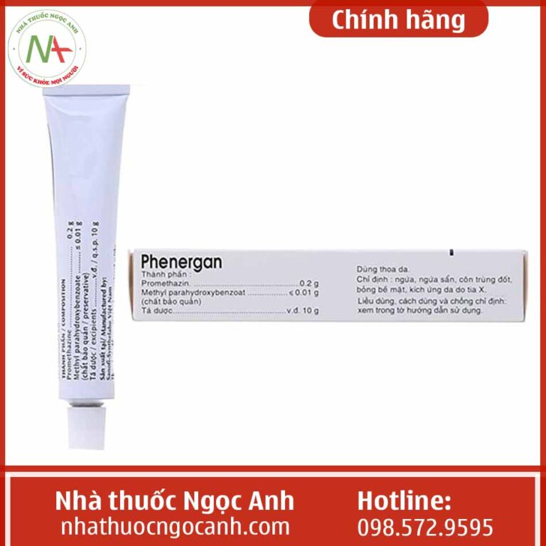 Thuốc Phenergan cream có bôi mặt được không, giá bao nhiêu, mua ở đâu