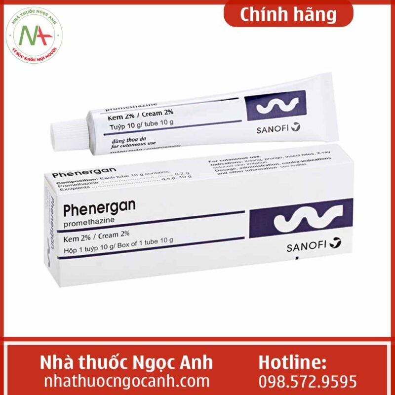 Thuốc Phenergan cream có bôi mặt được không, giá bao nhiêu, mua ở đâu