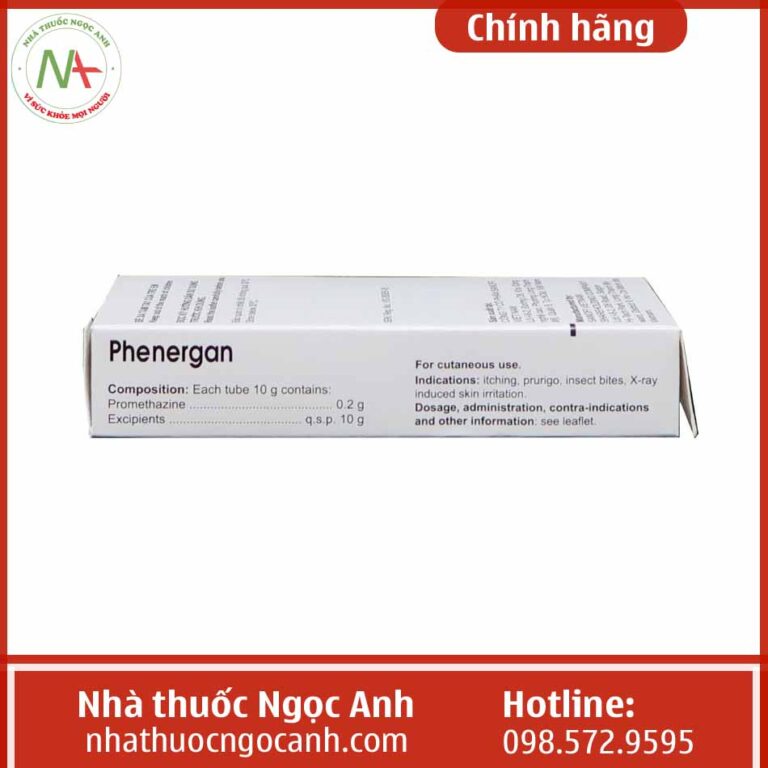 Thuốc Phenergan cream có bôi mặt được không, giá bao nhiêu, mua ở đâu