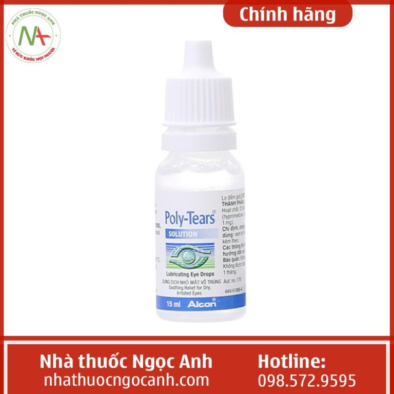 Thuốc nhỏ mắt Poly-Tears có tác dụng gì, giá bao nhiêu, mua ở đâu