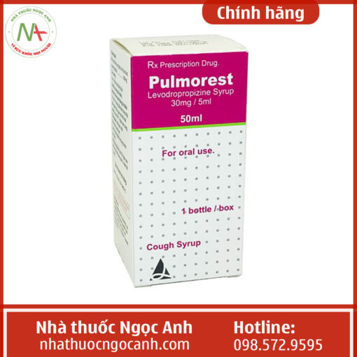Thuốc Pulmorest Syrup 30mg/5ml 50ml giá bao nhiêu, mua ở đâu?