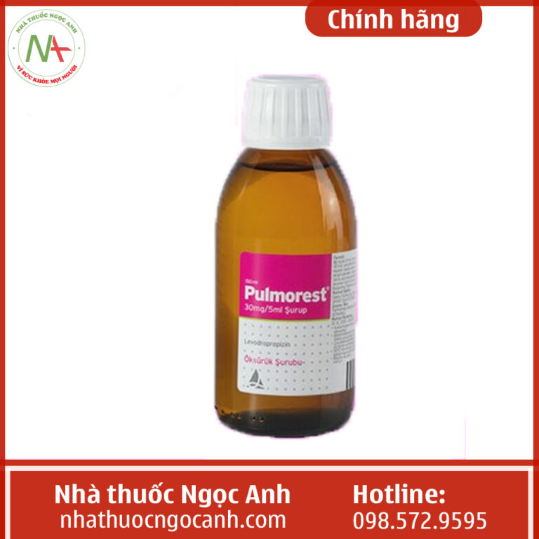 Thuốc Pulmorest Syrup 30mg/5ml 50ml giá bao nhiêu, mua ở đâu?