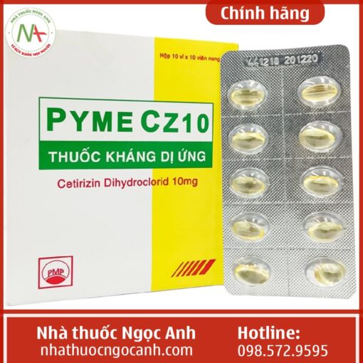 Thuốc Pyme CZ10 là thuốc gì, trị bệnh gì, giá bao nhiêu, mua ở đâu