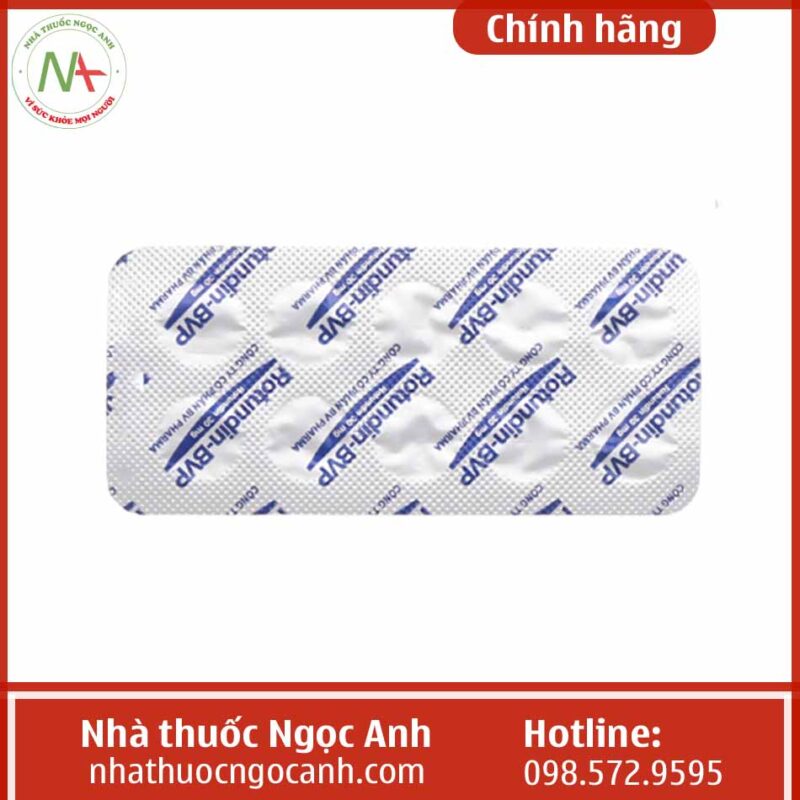 Thuốc Rotudin - BVP có tác dụng gì, giá bao nhiêu, mua ở đâu?