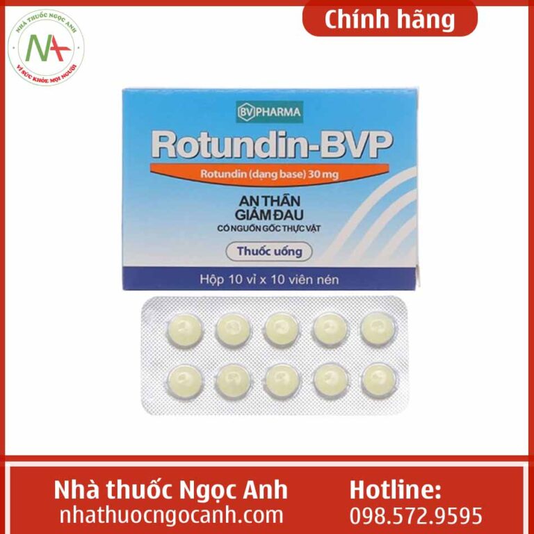Thuốc Rotudin - BVP có tác dụng gì, giá bao nhiêu, mua ở đâu?
