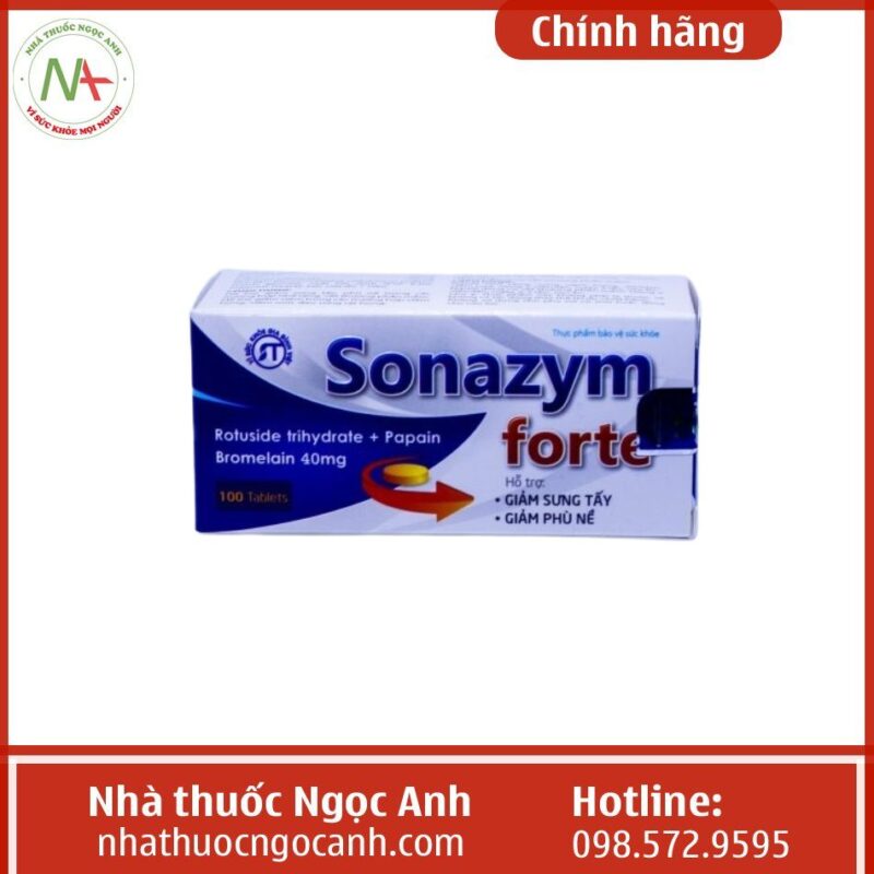 Sonazym forte là thuốc gì, có tác dụng gì, giá bao nhiêu, mua ở đâu