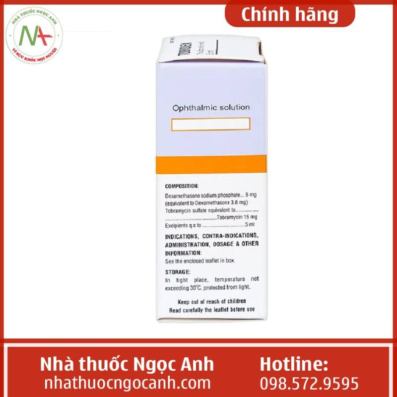 Thuốc nhỏ mắt Tobidex có tác dụng gì, giá bao nhiêu, mua ở đâu?