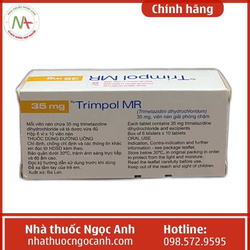 Thuốc Trimpol MR 35mg là thuốc gì? Giá bao nhiêu? Mua ở đâu?