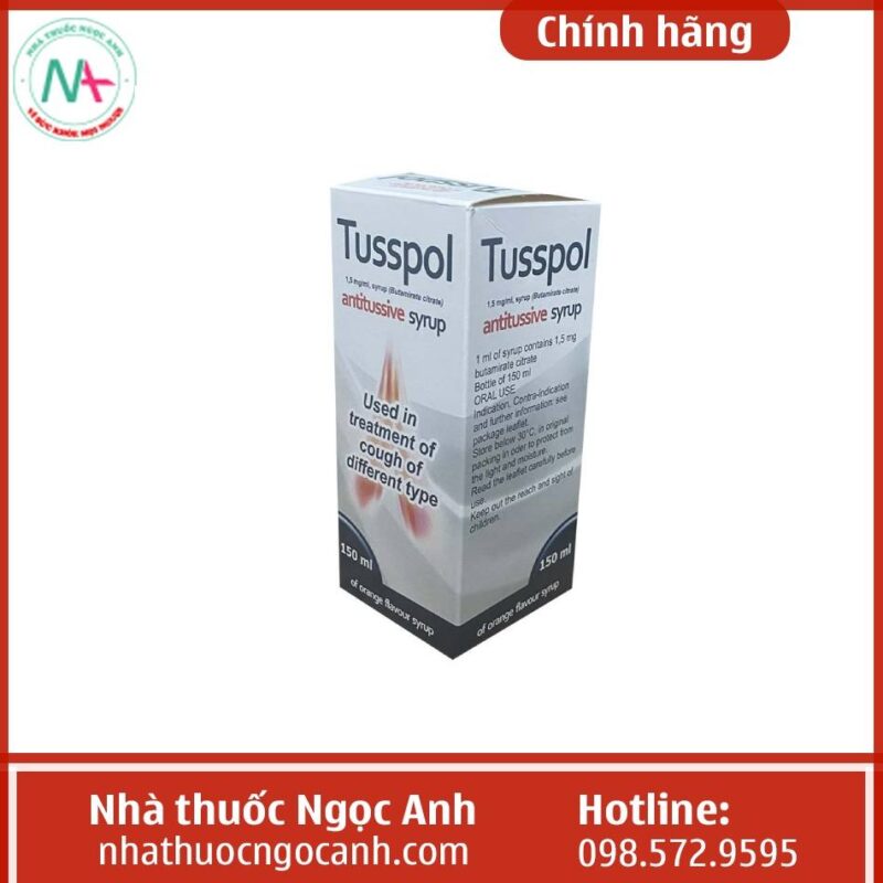 Thuốc Tusspol: Công dụng, liều dùng, lưu ý tác dụng phụ, giá bán