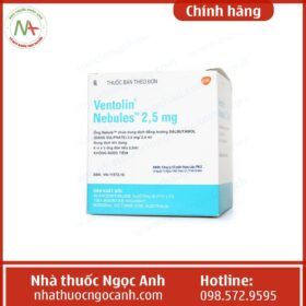 Thuốc Ventolin nebules 2,5mg cách dùng, giá bao nhiêu, mua ở đâu