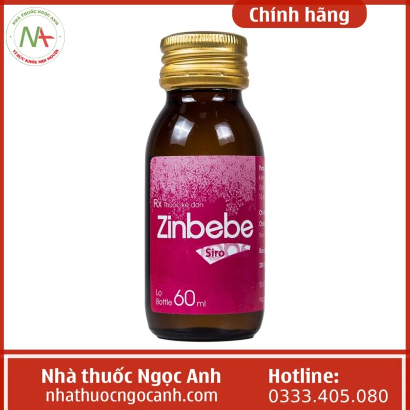 Thuốc kẽm Zinbebe 60ml uống khi nào, giá bao nhiêu, mua ở đâu?