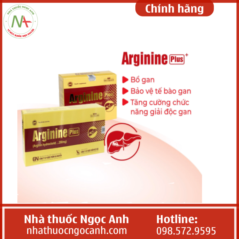 Thuốc Arginine Plus + có tác dụng gì, giá bao nhiêu, mua ở đâu?