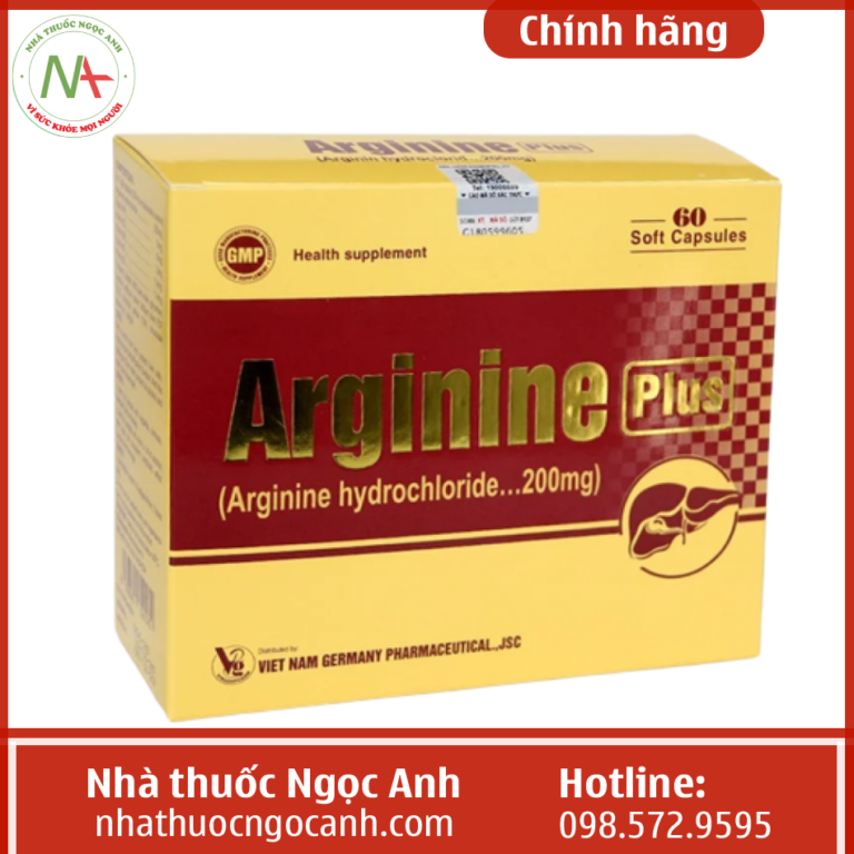 Thuốc Arginine Plus + có tác dụng gì, giá bao nhiêu, mua ở đâu?