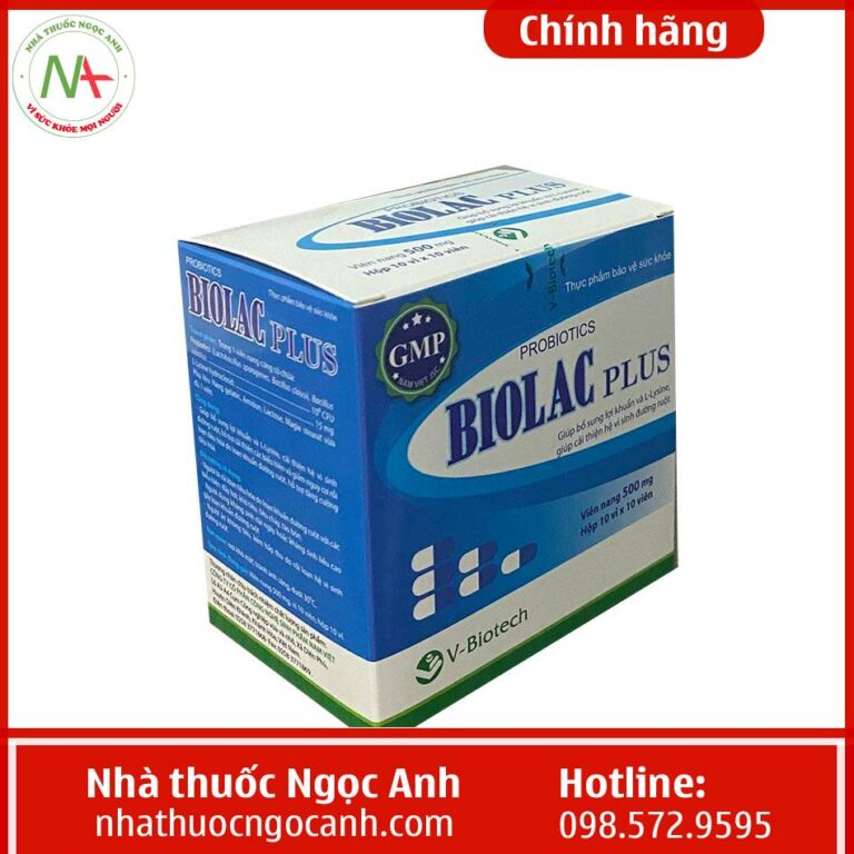 Thuốc Biolac Plus (dạng viên) là thuốc gì, giá bao nhiêu, mua ở đâu