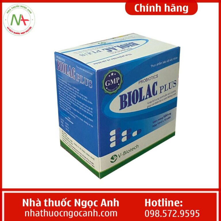 Thuốc Biolac Plus (dạng viên) là thuốc gì, giá bao nhiêu, mua ở đâu