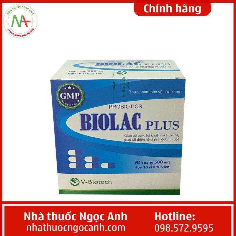 Thuốc Biolac Plus (dạng viên) là thuốc gì, giá bao nhiêu, mua ở đâu