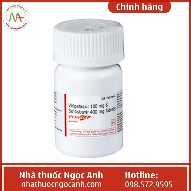 Thuốc Velasof 400mg/100mg là thuốc gì, giá bao nhiêu, mua ở đâu