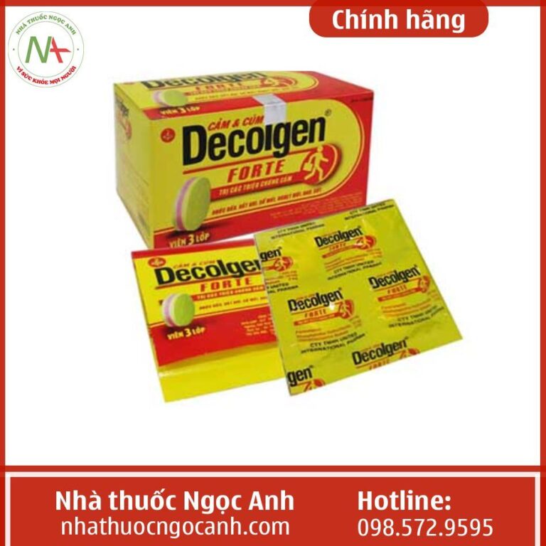 Thuốc Decolgen forte có gây buồn ngủ không, giá bao nhiêu, mua ở đâu?