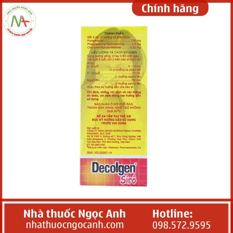 Thuốc Decolgen forte có gây buồn ngủ không, giá bao nhiêu, mua ở đâu?