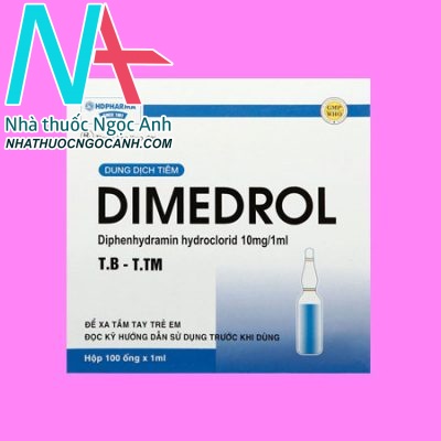 Thuốc Dimedrol 10mg: Công dụng, liều dùng, lưu ý tác dụng phụ, giá bán