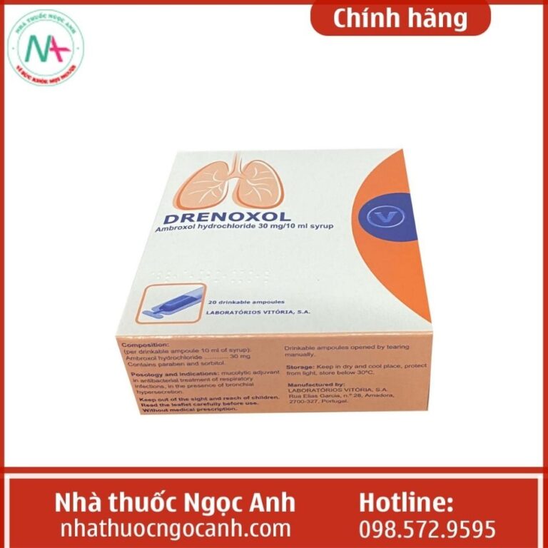 Thuốc Drenoxol: Công dụng, liều dùng, lưu ý tác dụng phụ, giá bán