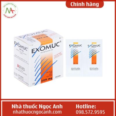 Thuốc Exomuc 200mg : Công dụng, liều dùng, giá bao nhiêu
