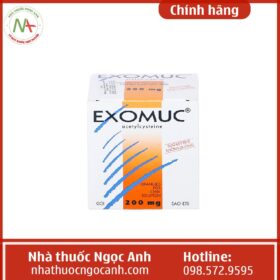 Thuốc Exomuc 200mg : Công dụng, liều dùng, giá bao nhiêu